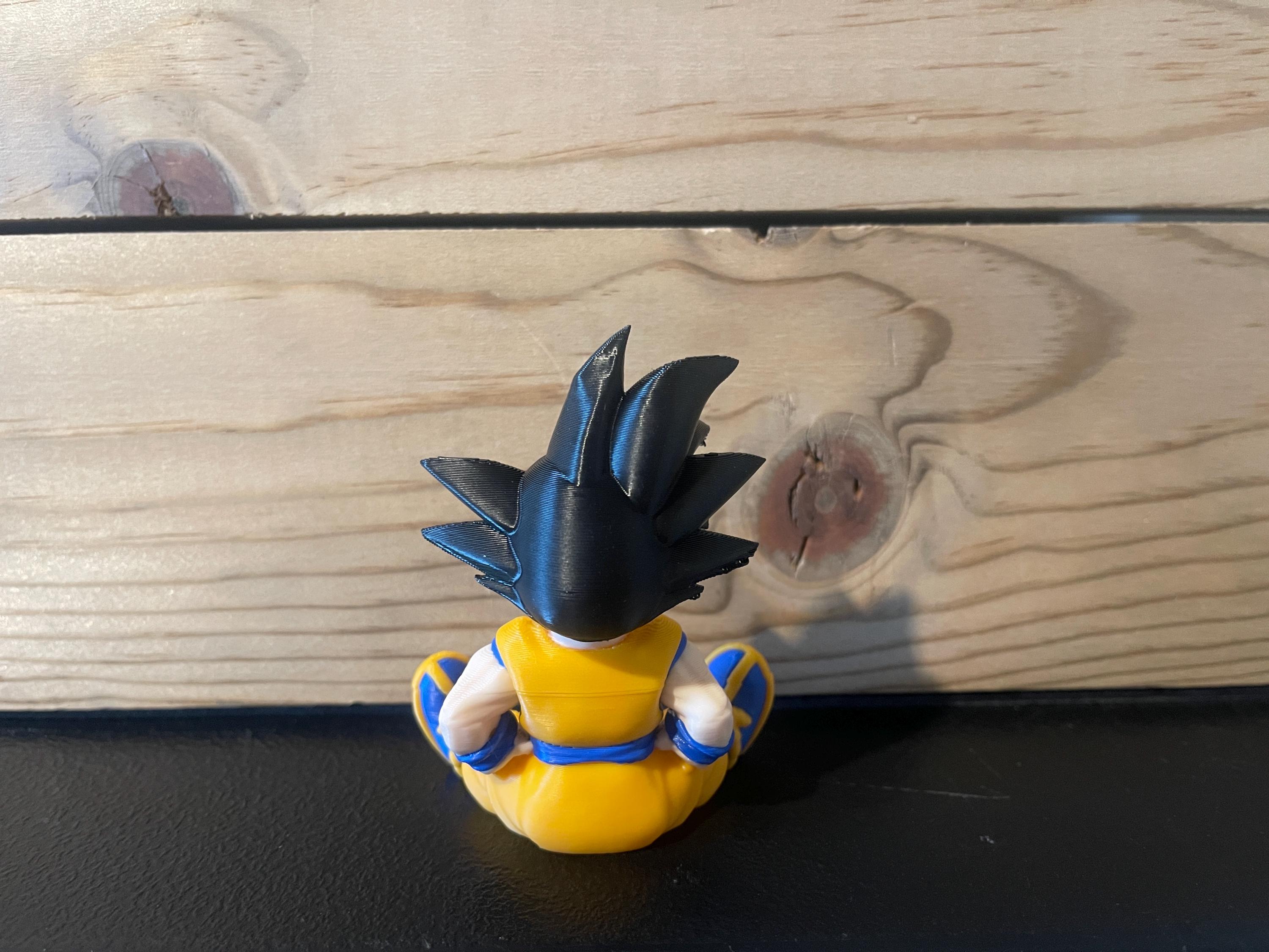 Cute Mini Goku 3D Printed Figure (3 Inches, Stationary) - Etsy
