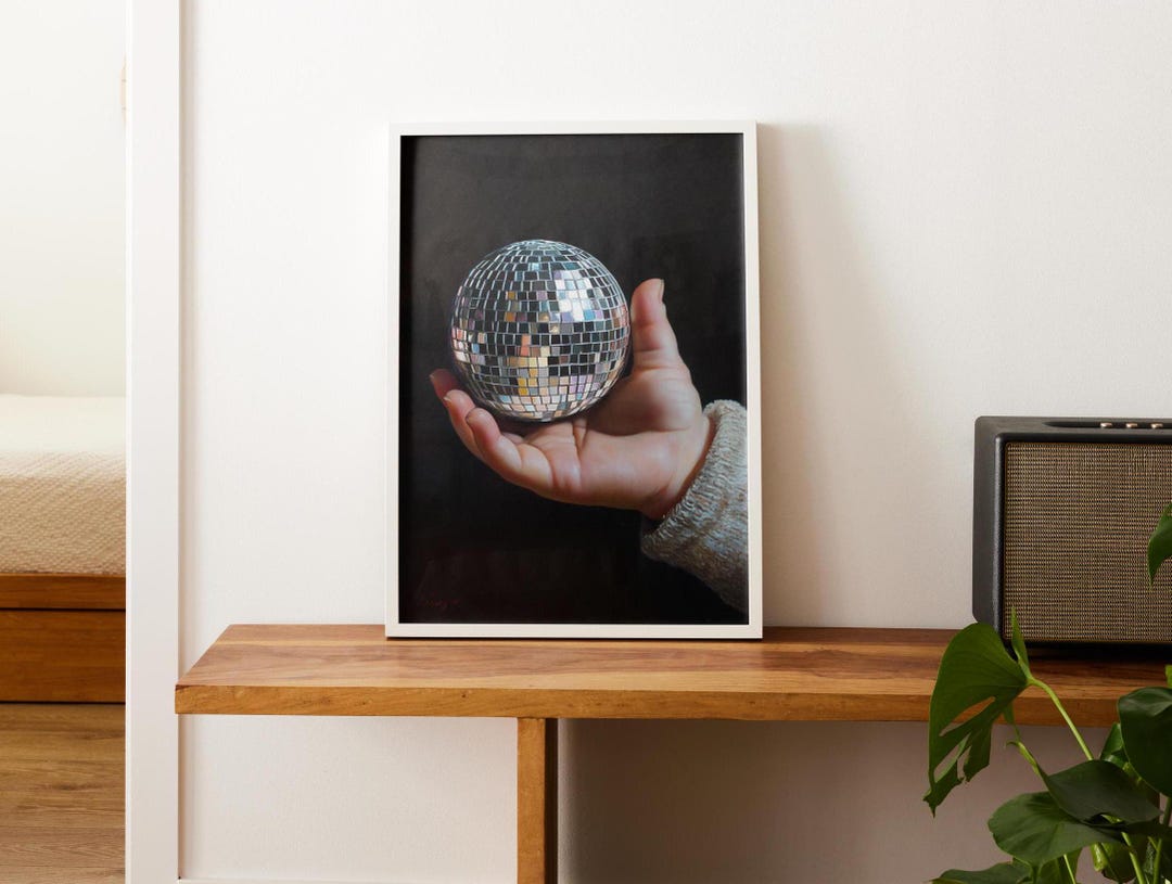Disco Hand Artwork - Etsy