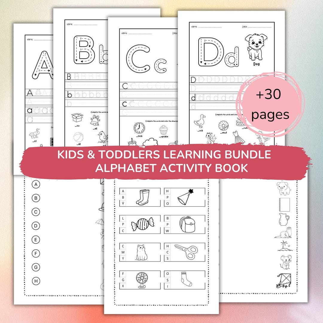 Interactive Alphabet Learning Set - Inspire Young Minds With Tracing ...
