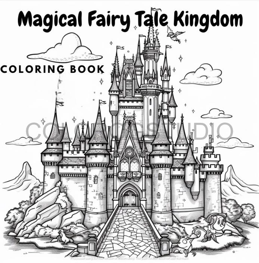 Magical Fairy Tale Kingdom – A Fun & Creative Coloring Book for Kids ...
