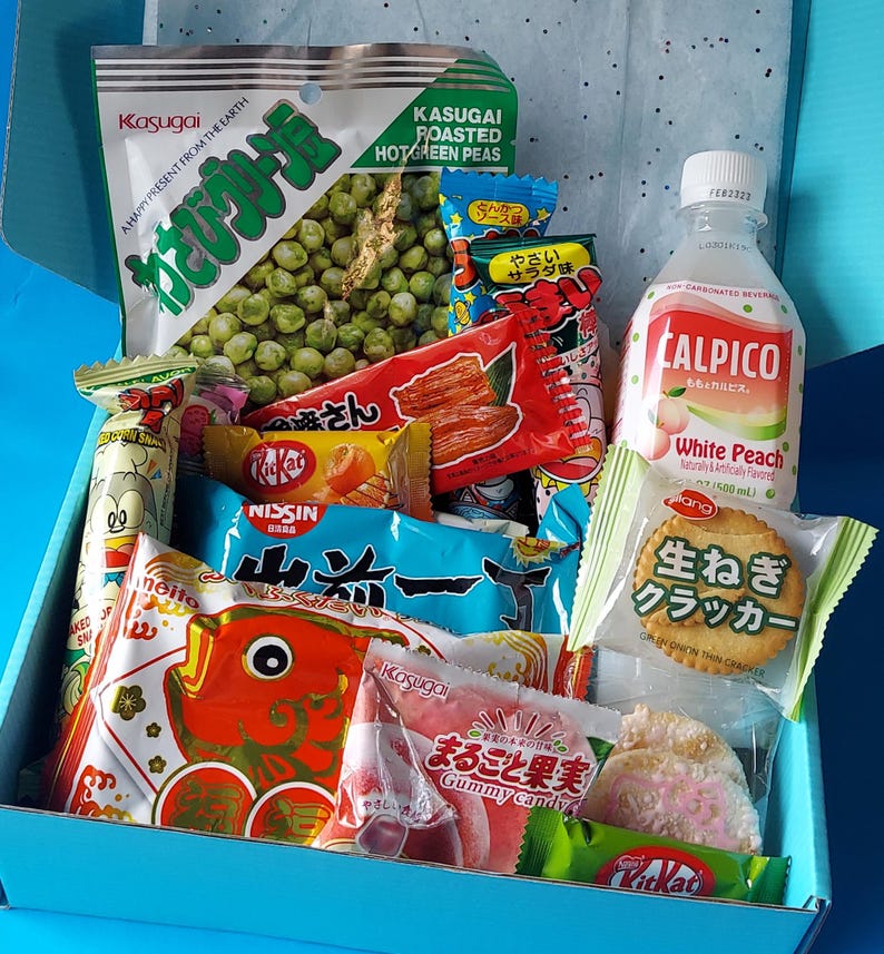 Japanese Assorted Snack Box - Candy Ramen Drink Snacks - Etsy