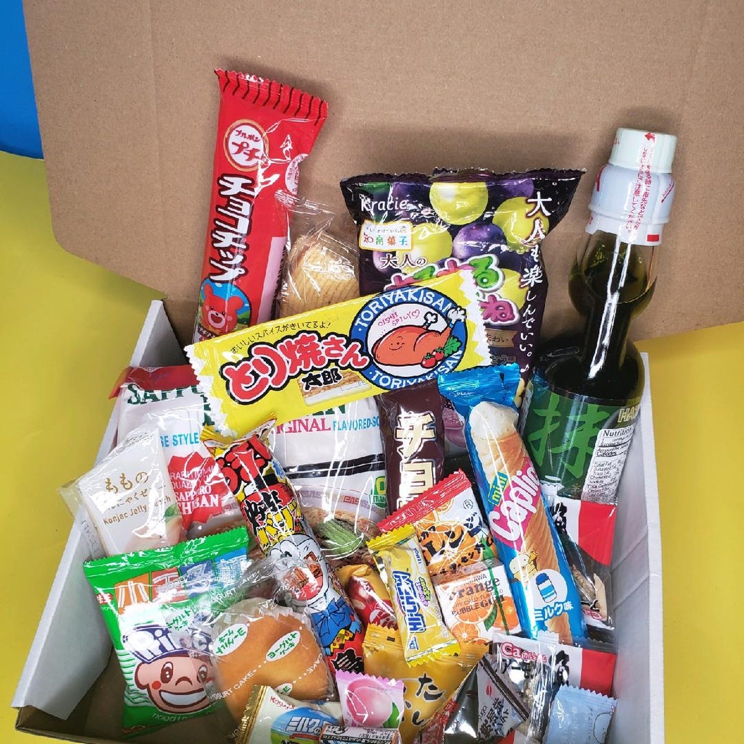 Japanese Assorted Snack Box - Candy Ramen Drink Snacks - Etsy