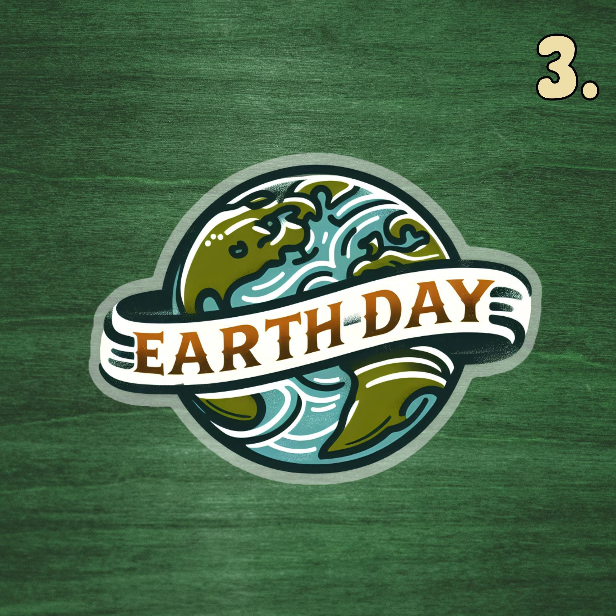 Earth Day Sticker, Eco-friendly Sticker, Laptop Decal, Bumper Sticker ...