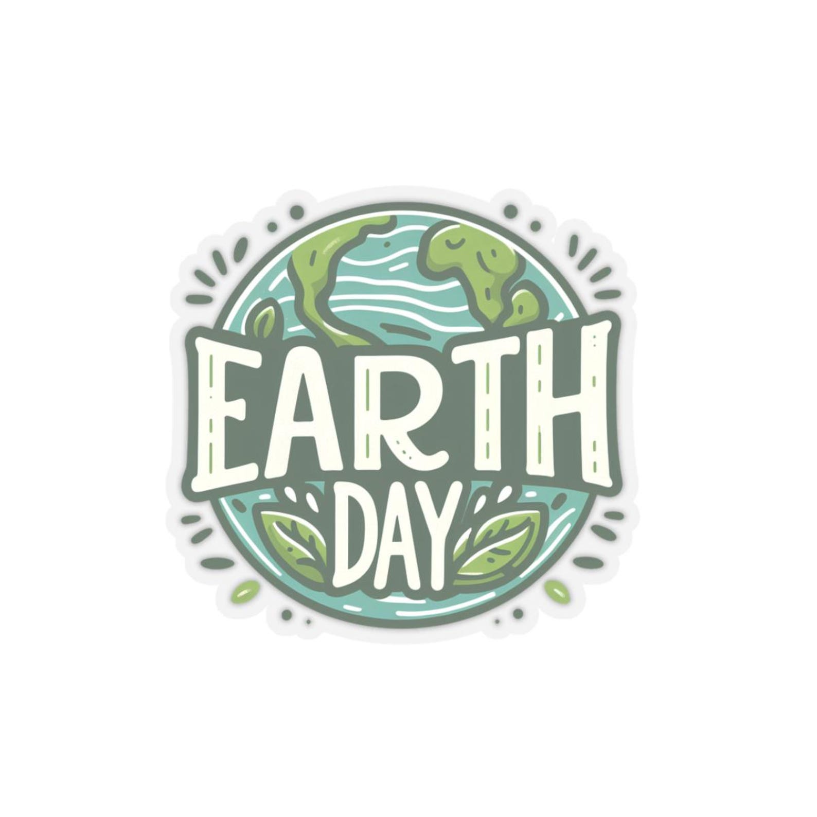 Earth Day Sticker, Eco-friendly Sticker, Laptop Decal, Bumper Sticker ...