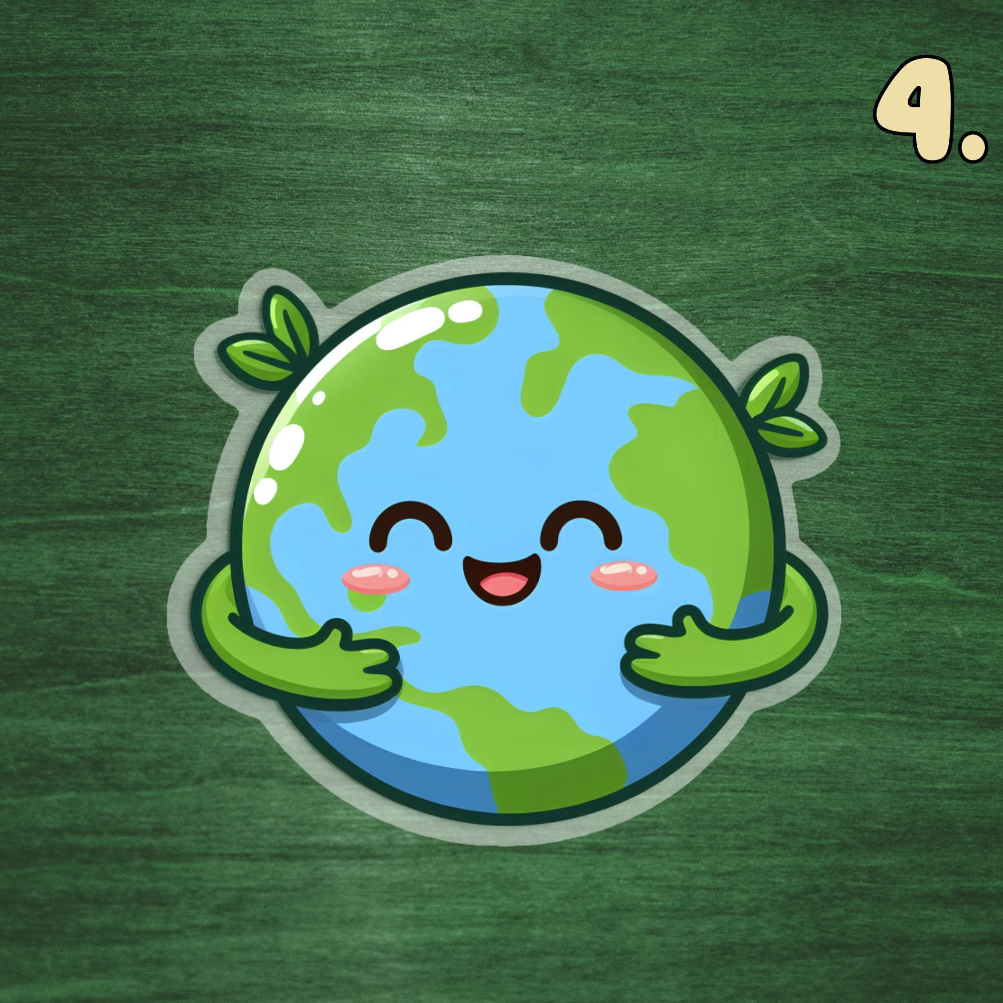 Earth Day Sticker, Eco-friendly Sticker, Laptop Decal, Bumper Sticker ...