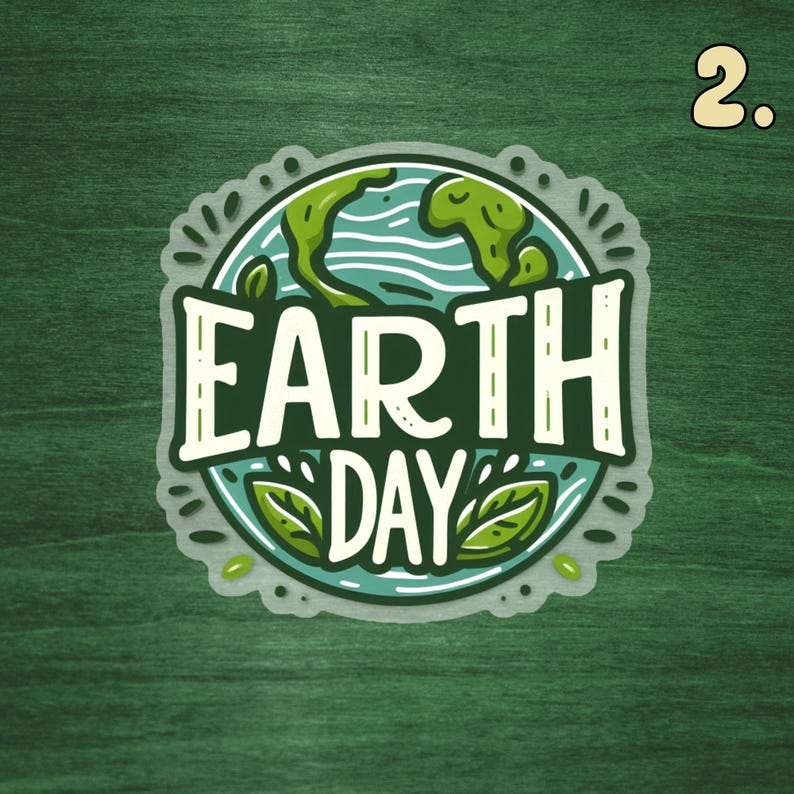 Earth Day Sticker, Eco-friendly Sticker, Laptop Decal, Bumper Sticker ...