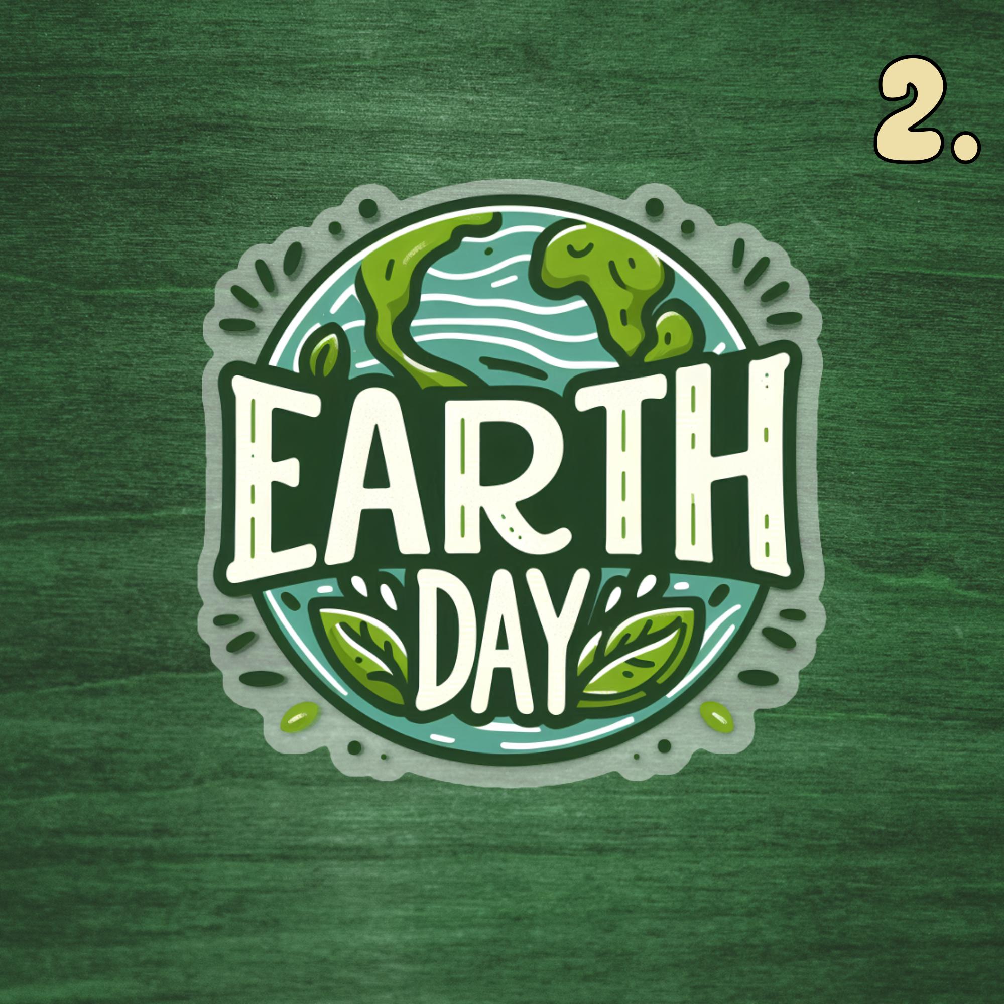 Earth Day Sticker, Eco-friendly Sticker, Laptop Decal, Bumper Sticker ...