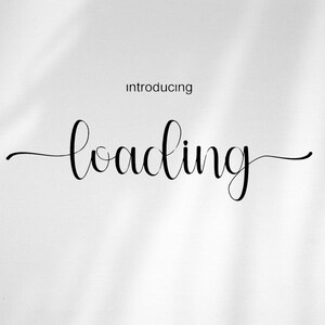 Loading Font, Teacher Fonts, Digital Planner, Procreate Fonts ...