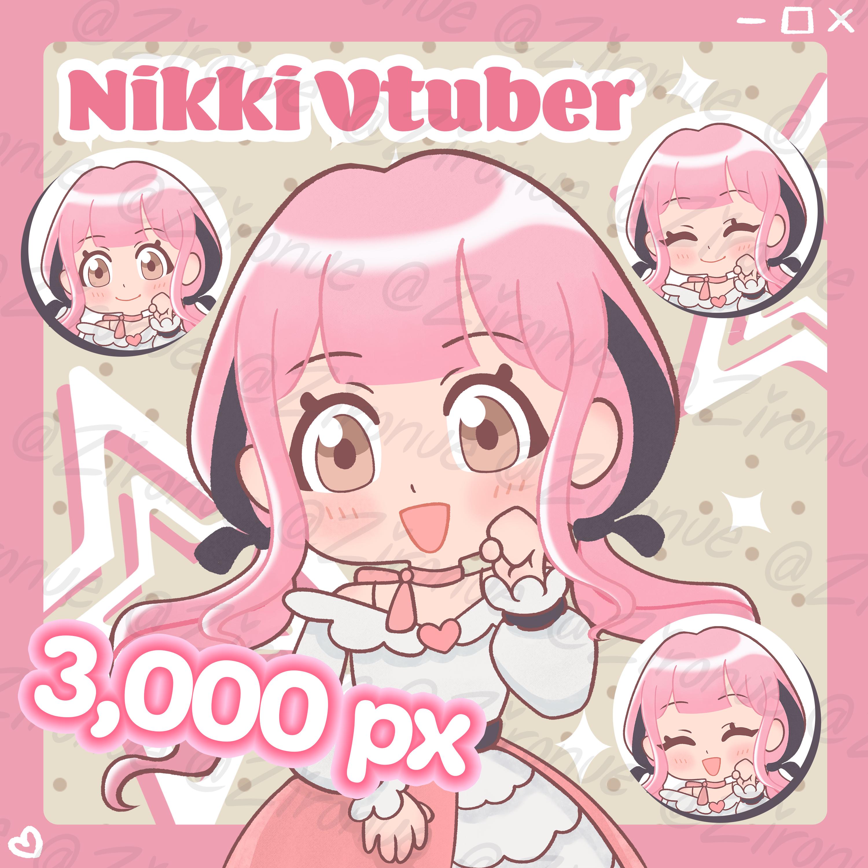 Pngtuber Infinity Nikki Avatar / Pngtuber Character / Streaming / 2D ...