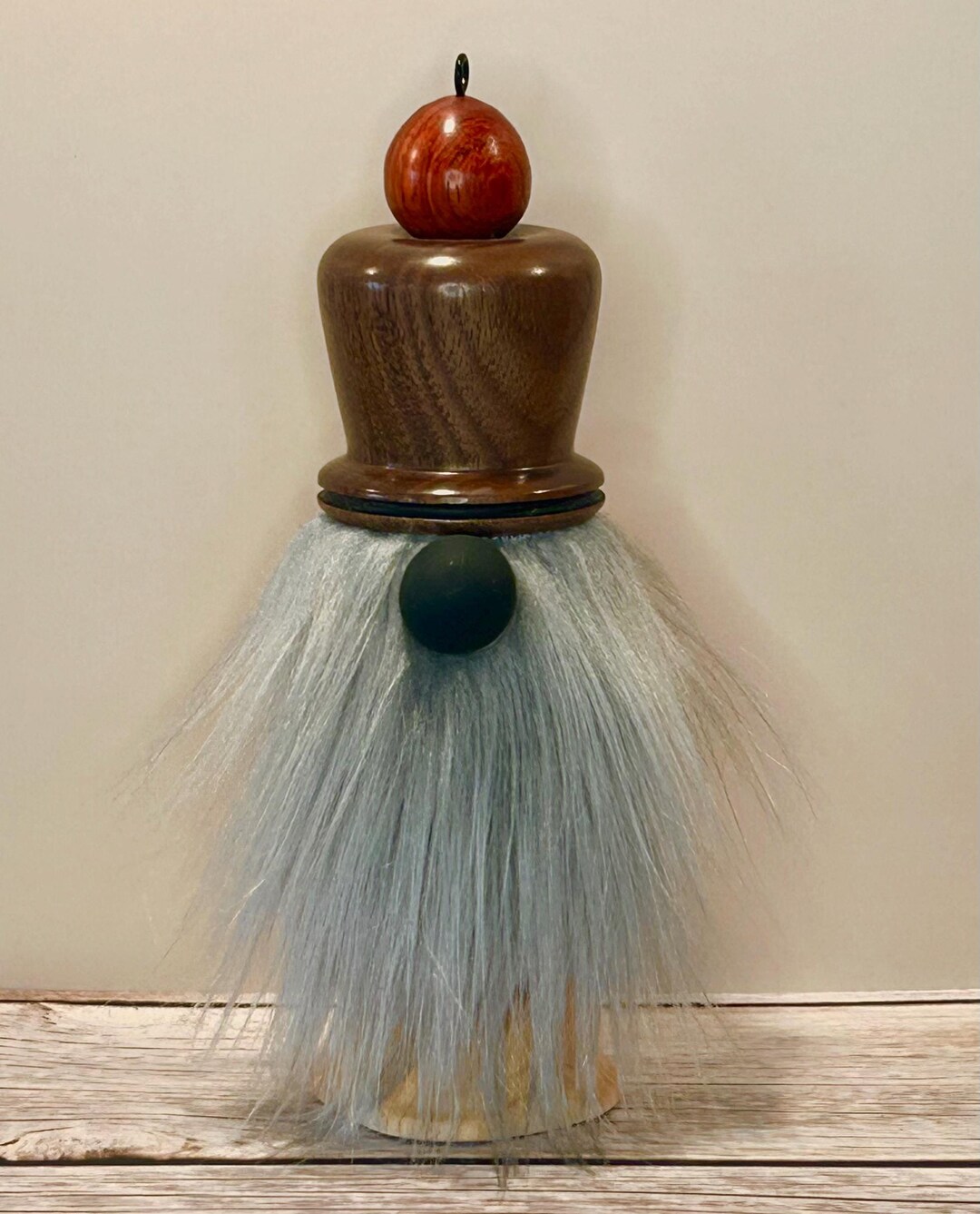 Maple Walnut Wooden Turned Gonk (gnome) With Grey Beard - Etsy