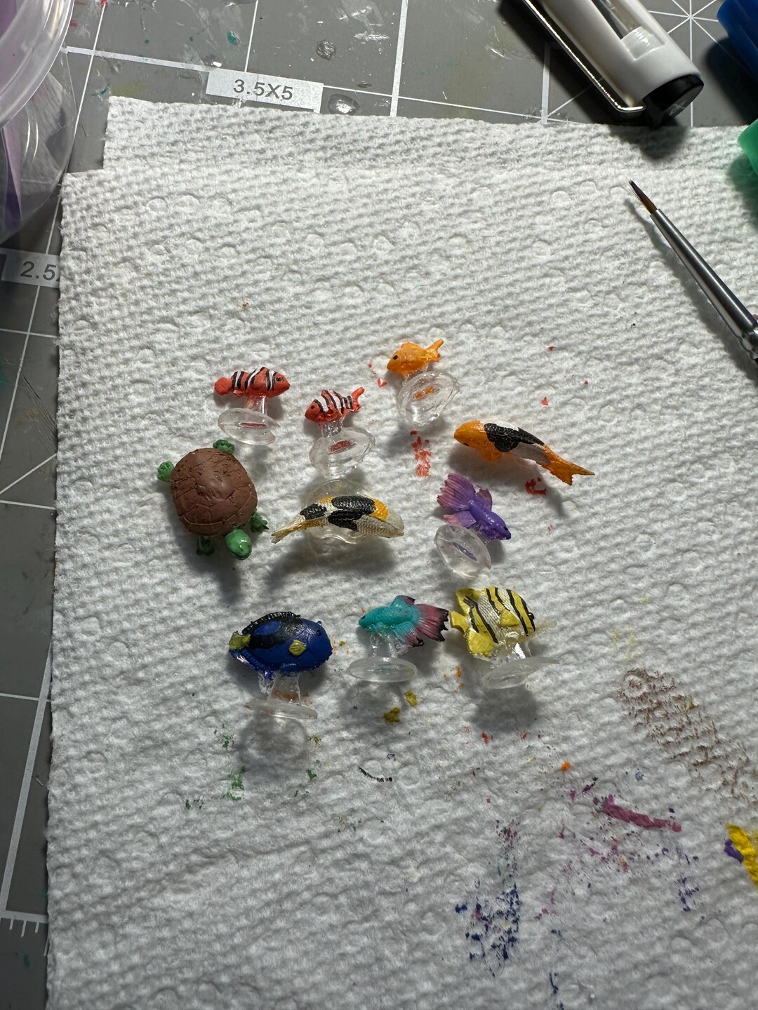 Miniverse Zoo (fish and Turtles) - Etsy