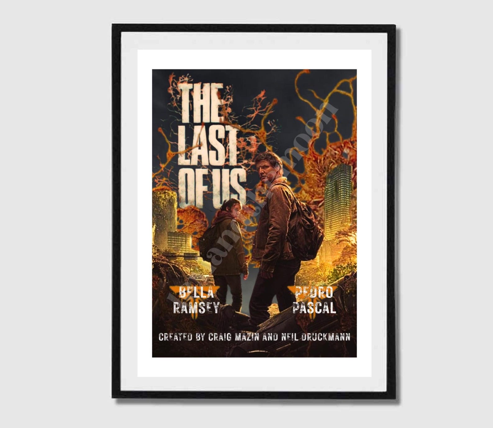 PRINTED* the Last of Us TLOU Hbo Tv Series Poster Wall Art | Joel ...