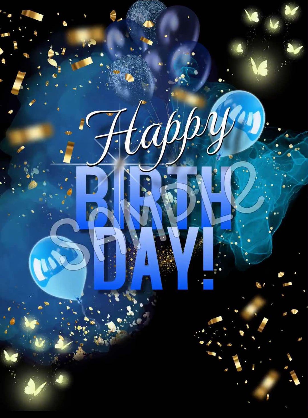 Happy Birthday Welcome Screen Photo Booth Template - Etsy