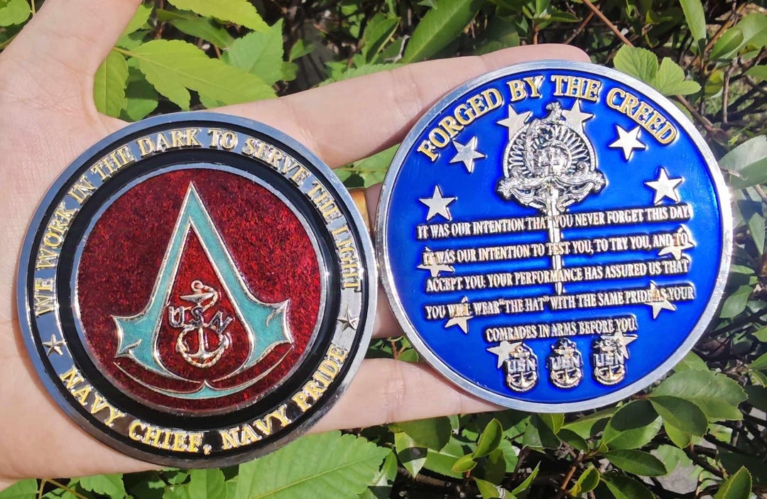 Forged by the Creed CPO Challenge Coin - Etsy