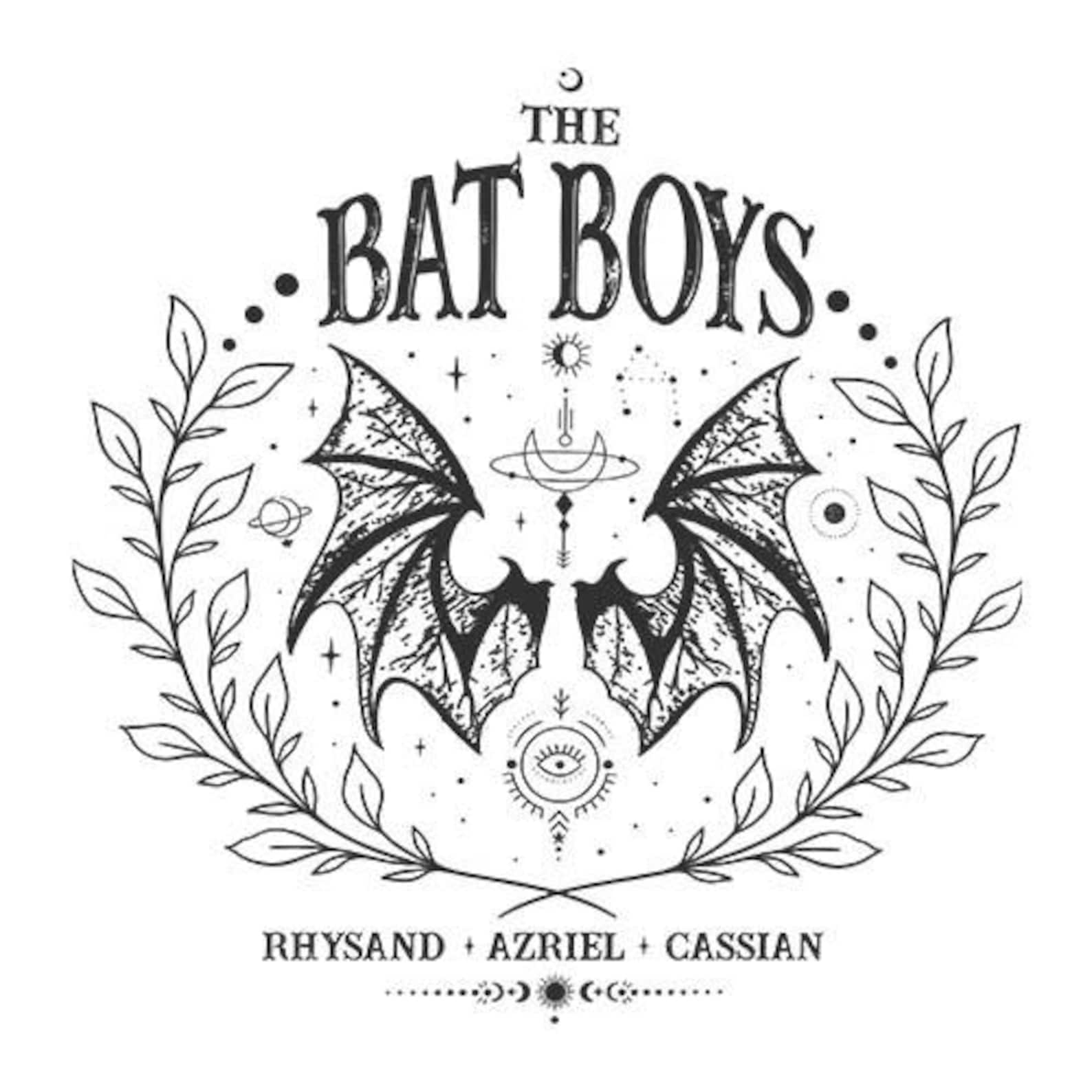The Bat Boys PNG, Acotar Bookish Digital, the Night Court Illyrians, A ...