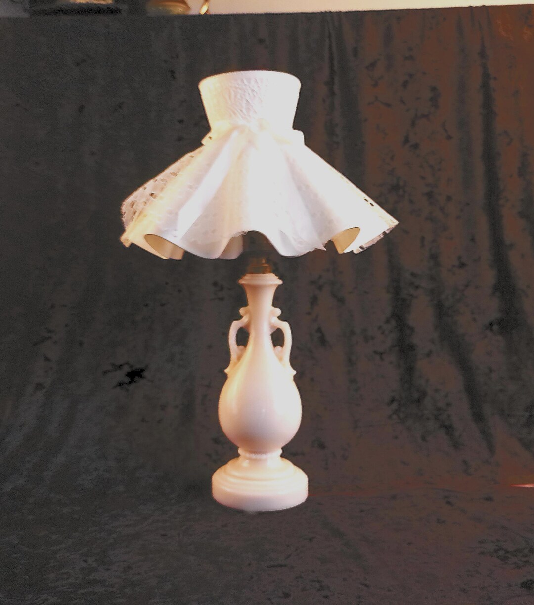 Vintage Alacite Glass Lamp: Baby's First Lamp or Any Room in the House ...