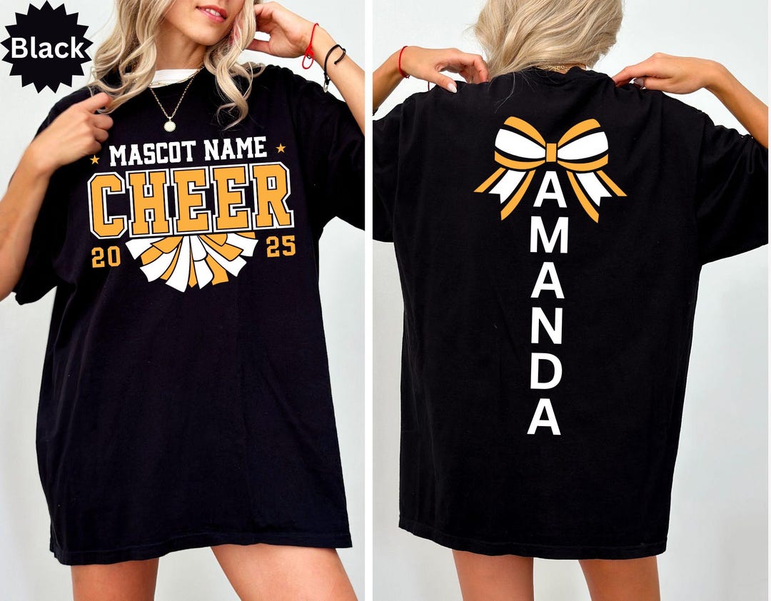 Comfort Colors Custom Cheer Team Shirt: Cheerleader Gift - Etsy