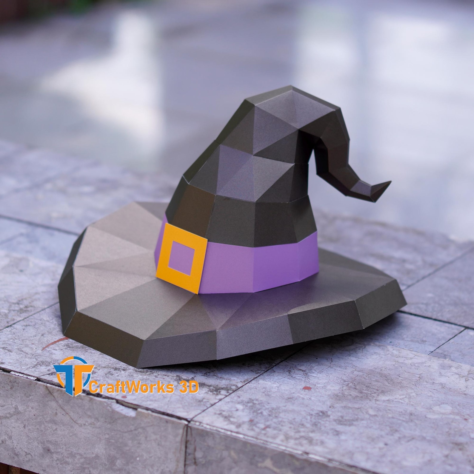 3D Halloween Ghost Papercraft – Pumpkin & Witch Hat DIY (PDF, SVG) - Etsy