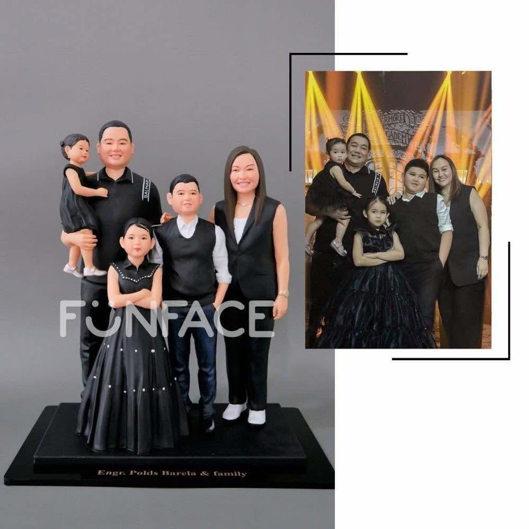 Family Custom Figure, Special Gift, Custome Family Bobble Head, Custom ...