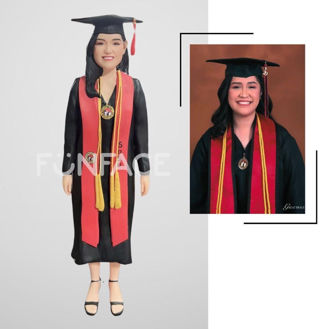 Graduation Custom Figure, Custom Bobblehead, Family Statue, House ...