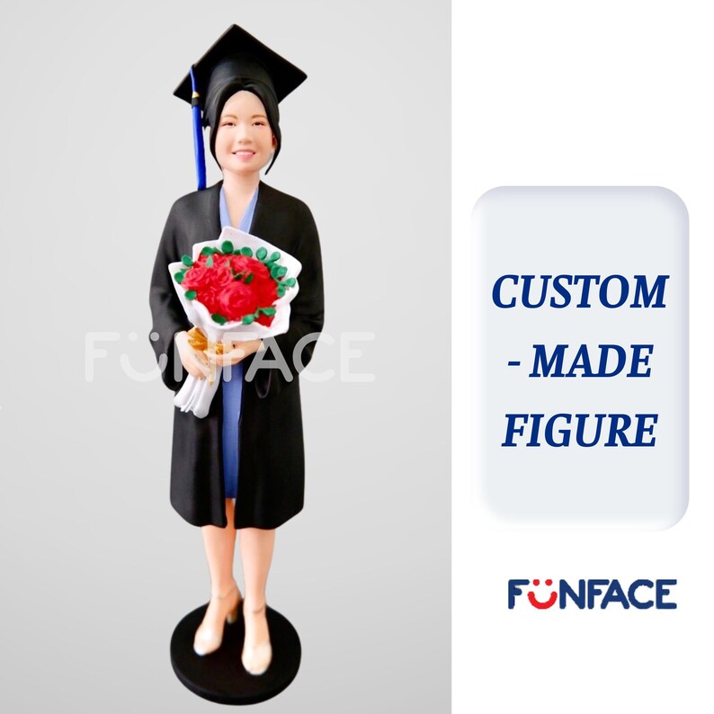 Graduation Custom Figure, Custom Bobblehead, Family Statue, House ...