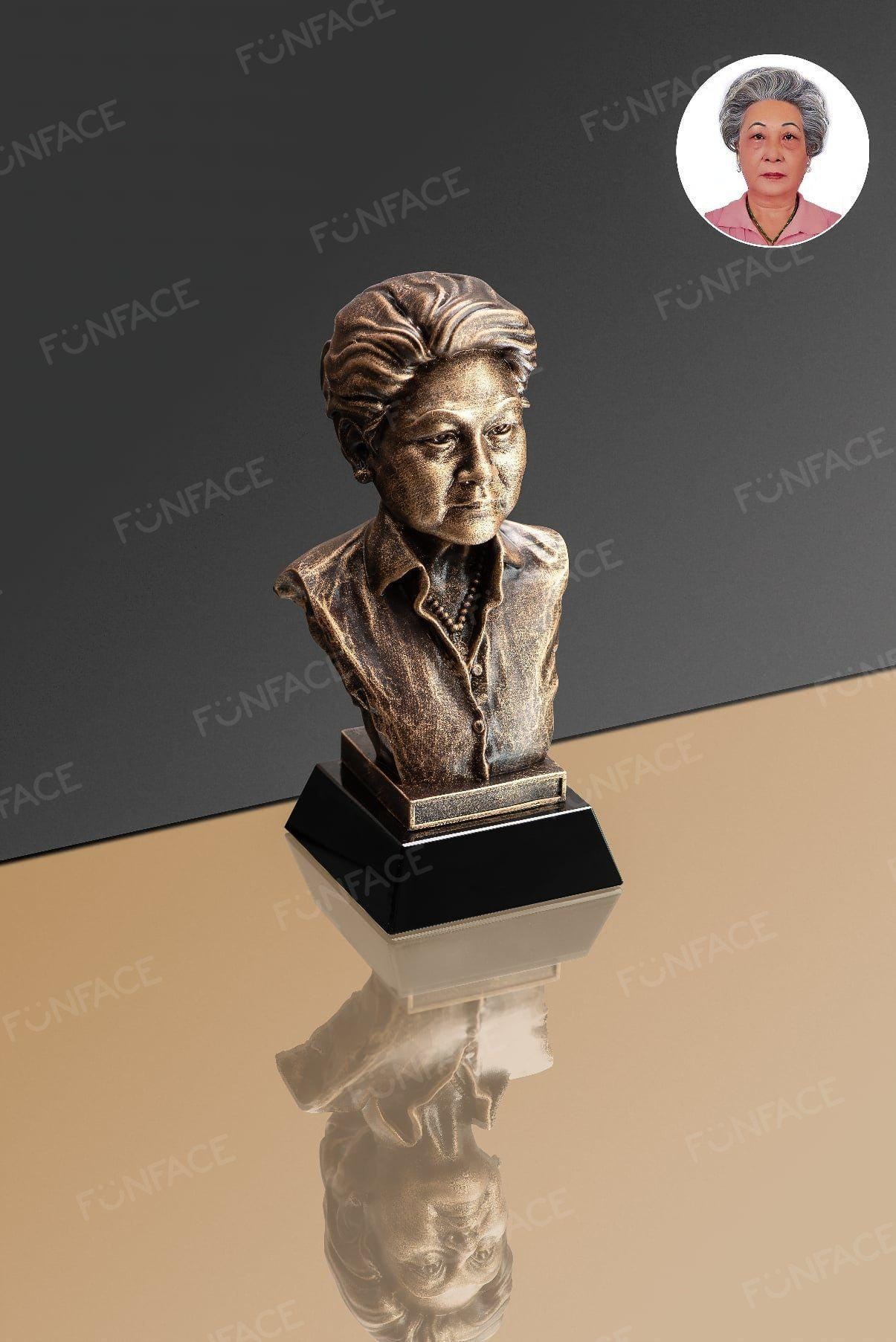 Personalized Resin Bust From Photo, Custom Portrait Statue - Etsy