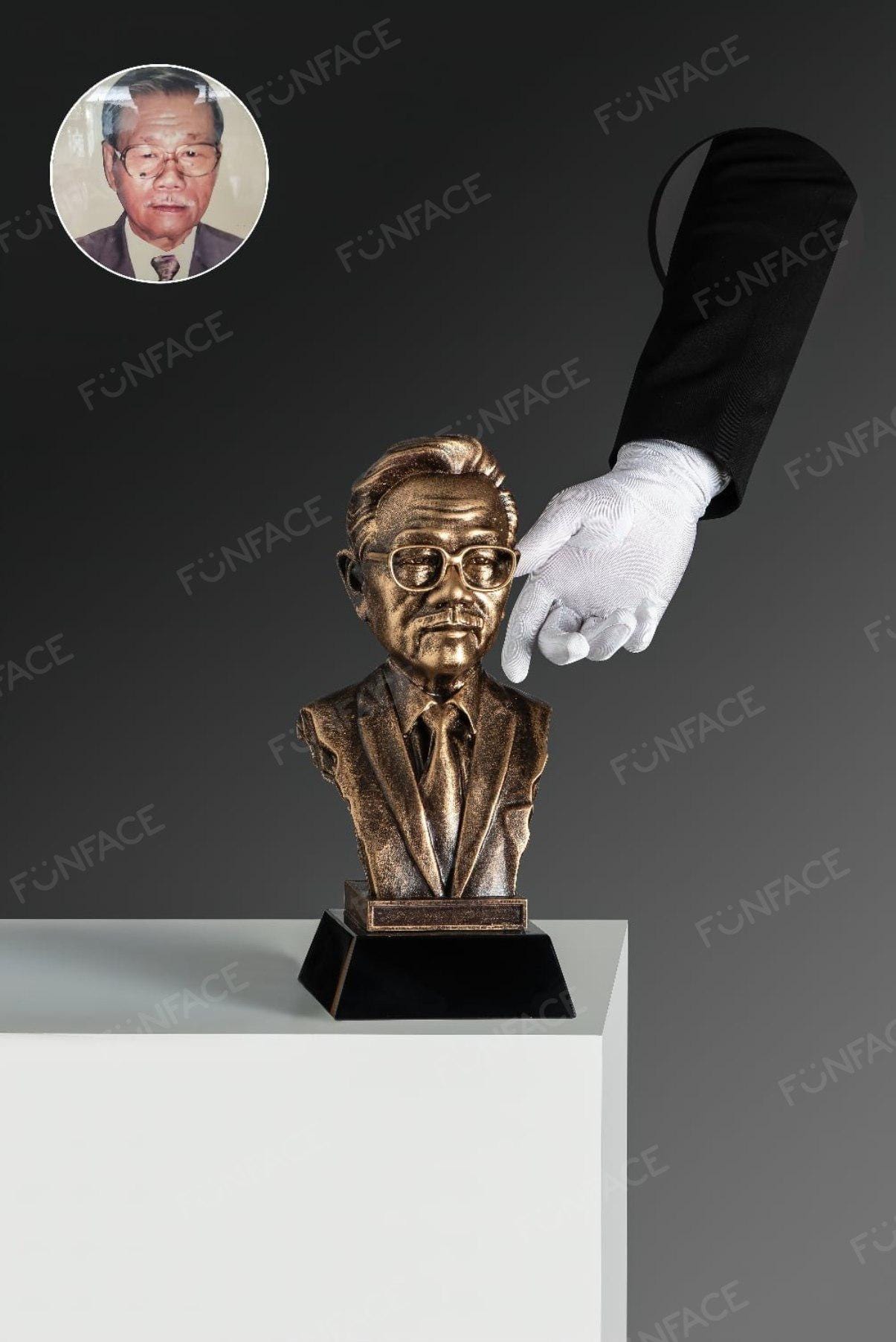 Personalized Bust From Photos, 95% Resemblance Custom Bust, Custom Gift ...