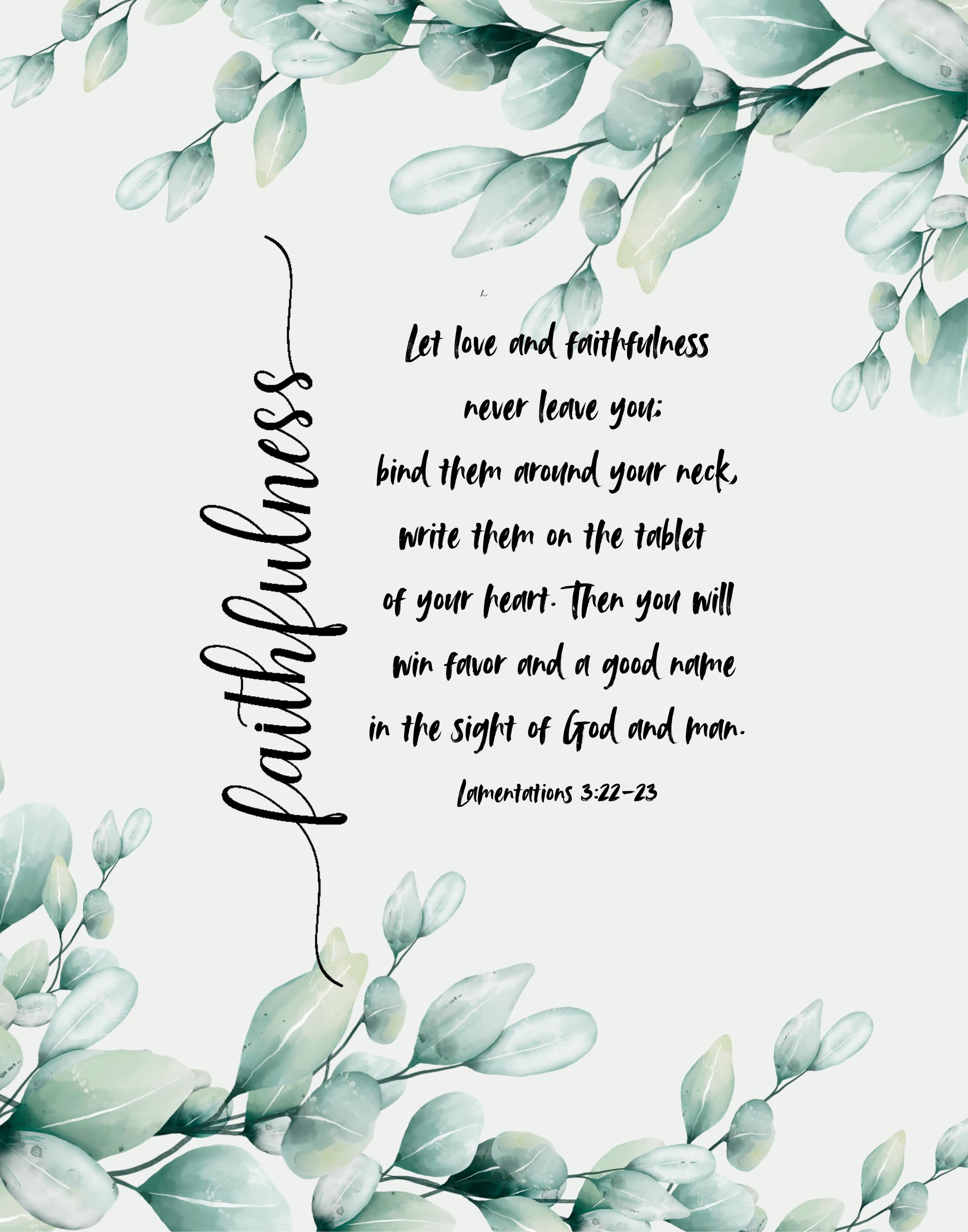Inspirational Bible Verse Wall Art Set: Green Eucalyptus Home Decor ...