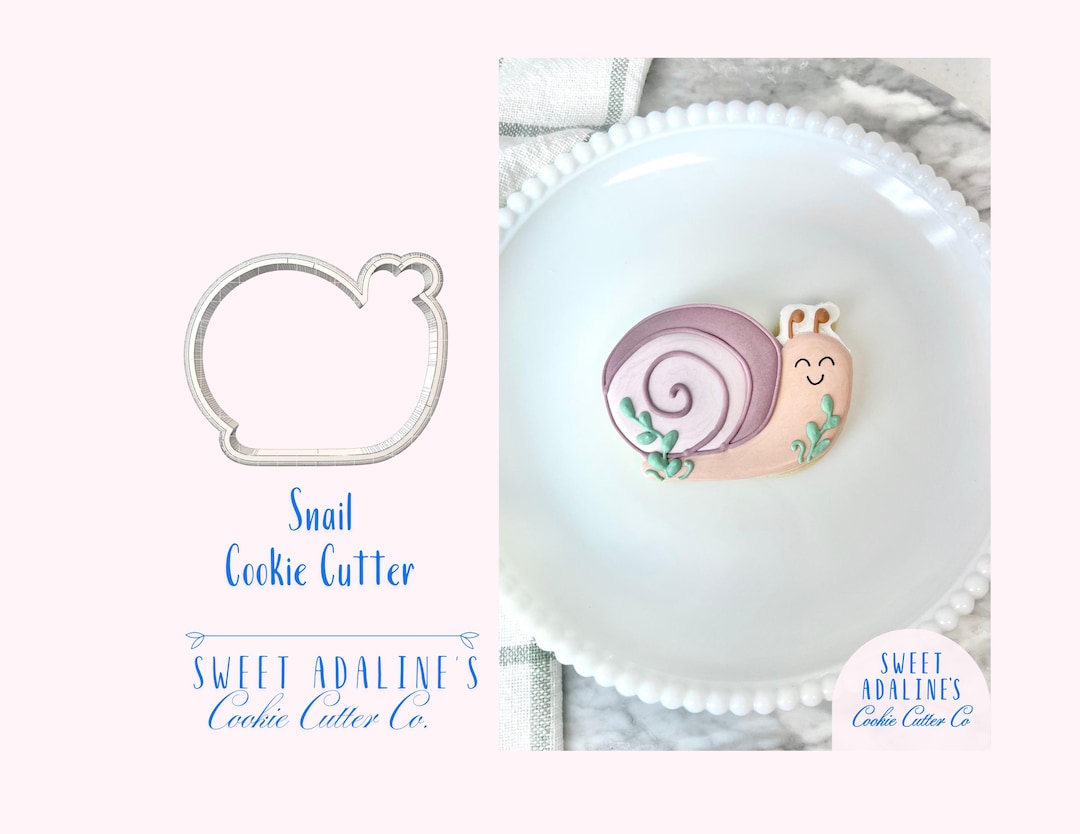 Snail Cookie Cutter: Fairy Garden and Woodland Party Cookie Cutters for ...