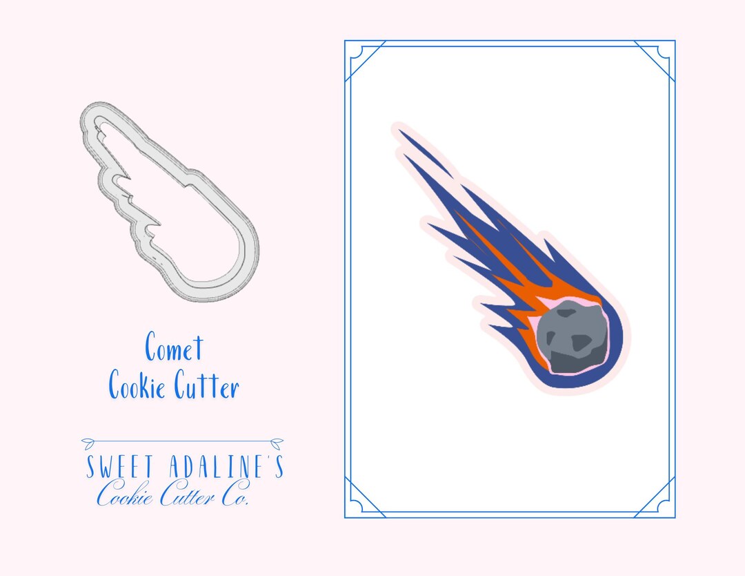 Comet Cookie Cutter: Space Theme Party Favor - Etsy