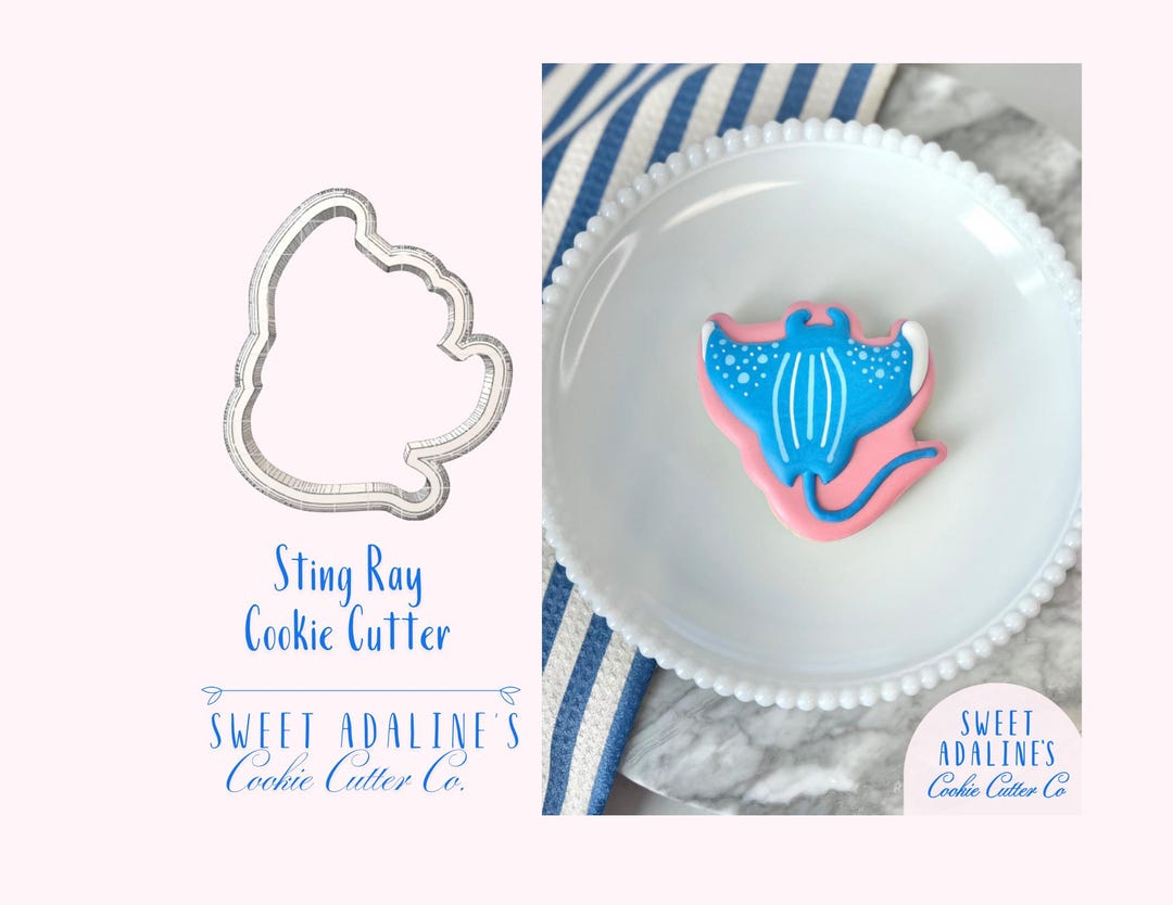 Stingray Cookie Cutter: Under the Sea Ocean Animal Cookie Cutter ...