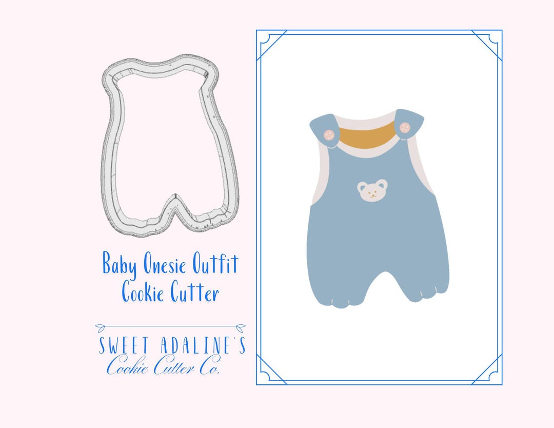 BOGO Baby Onesie Outfit Cookie Cutter – Adorable Design for Baby ...