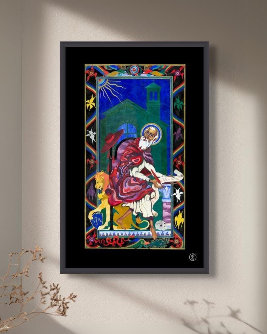 St. Jerome | Signed Print by Andrew De Sa | Sacred Art, Liturgical Art ...