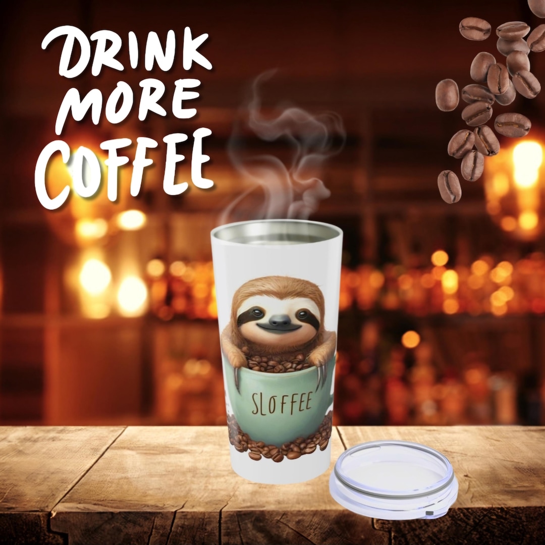 Sloffee Coffee Tumbler 20oz Perfect Gift for Coffee Lovers Him or Her ...