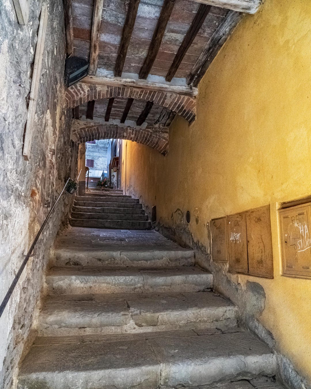 Stone Steps of Tuscany's Heart in Pienza, Italy - Etsy