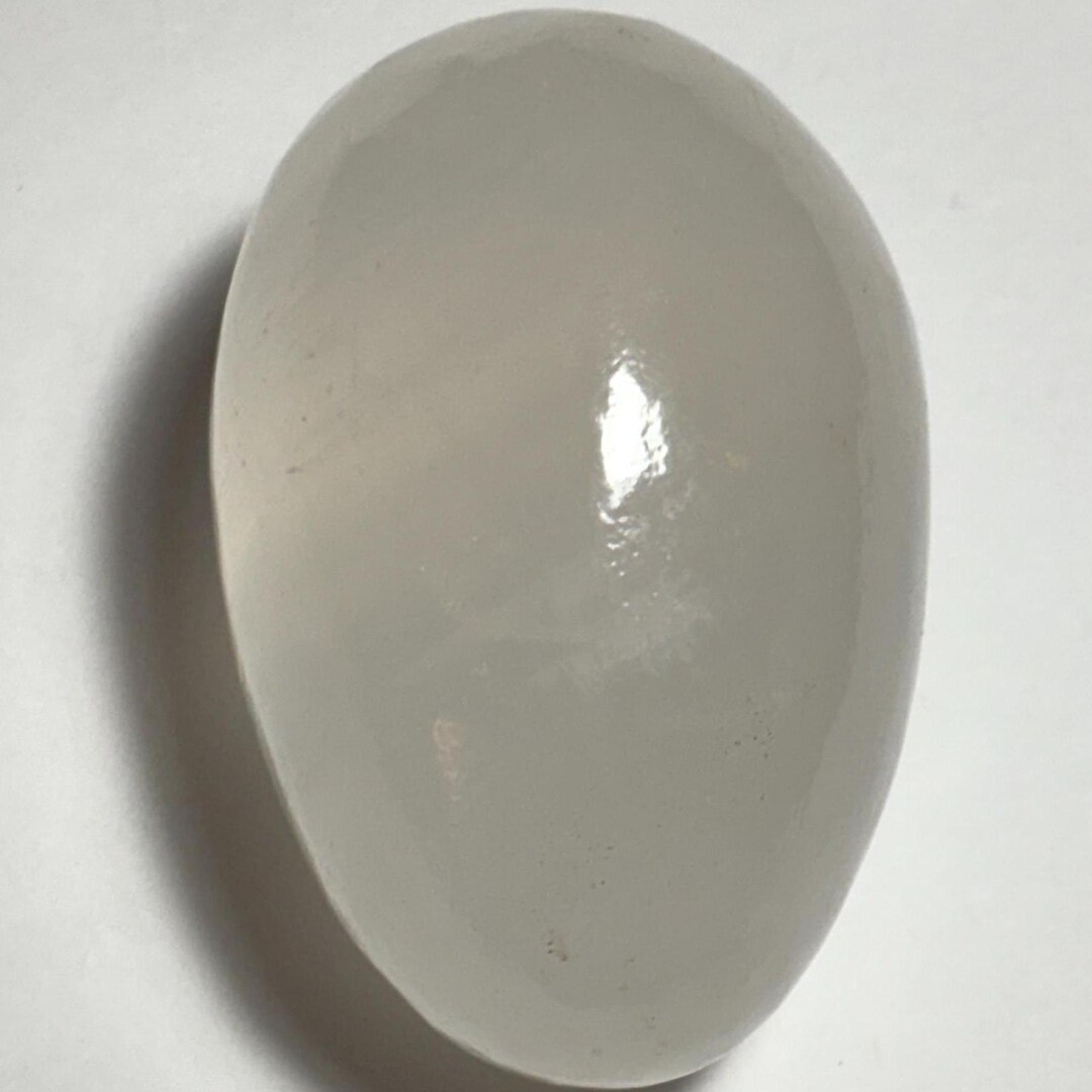 1930s Alabaster Egg Quartz Paperweight, 3" Stone Easter Decor ...