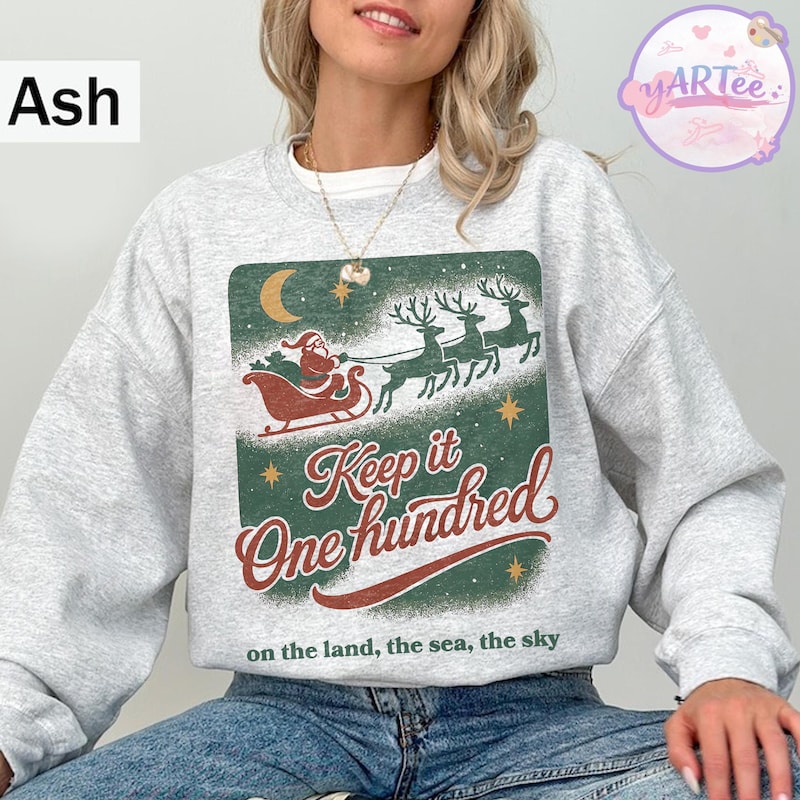 Keep It 100 Christmas - Etsy