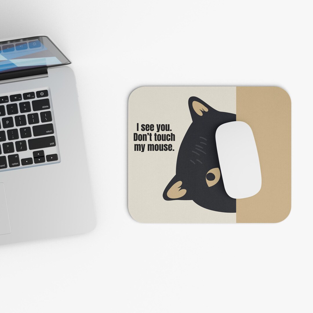 Cute Cat Mouse Pad,cute & Funny Cat Mouse Pad,gift for Cat Lovers,funny ...