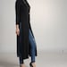 Turtleneck Long Top With High Slit, Long Tunic, Loose Sweater, Plus ...