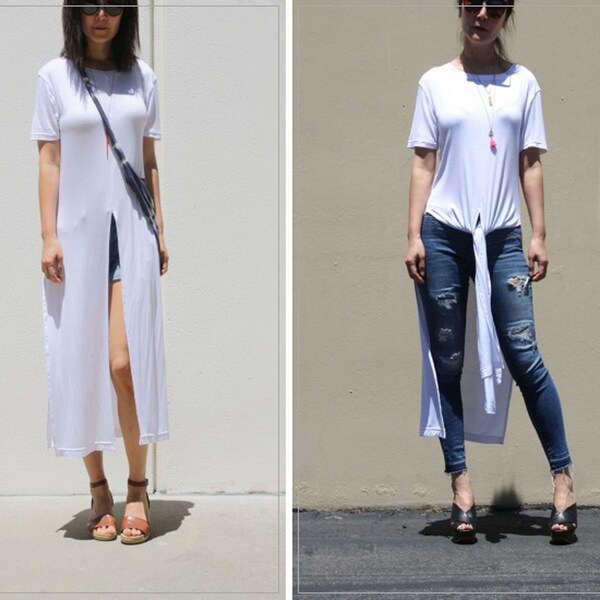 Long Tunic Top - Etsy