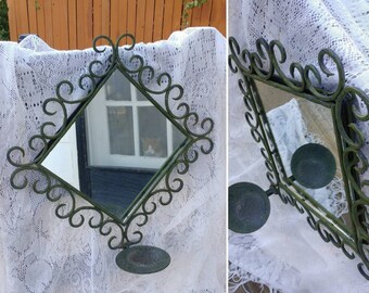 Wrought iron mirror | Etsy