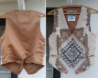 Aztec print vest | Etsy