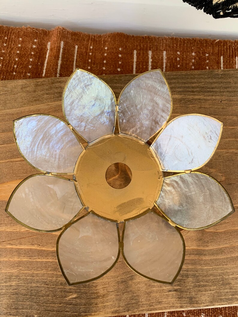 LOT of 5 Vintage 60's Capiz Shell Multi-use Replacement - Etsy