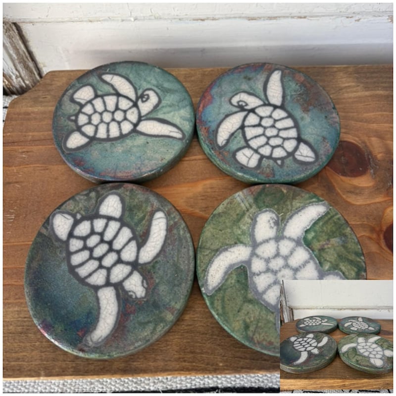 Miniature Pottery Turtle - Etsy