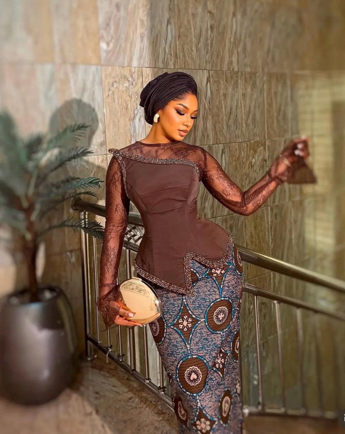Lace Top & Ankara Skirt Set, Elegant African Occasion Wear - Etsy