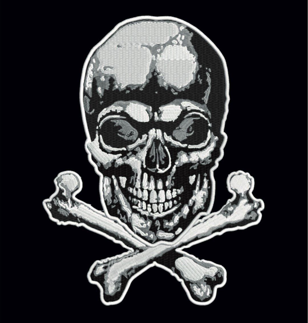 Machine Embroidery Design Skull Bones Death Pirates Files Pes Dst Xxx ...
