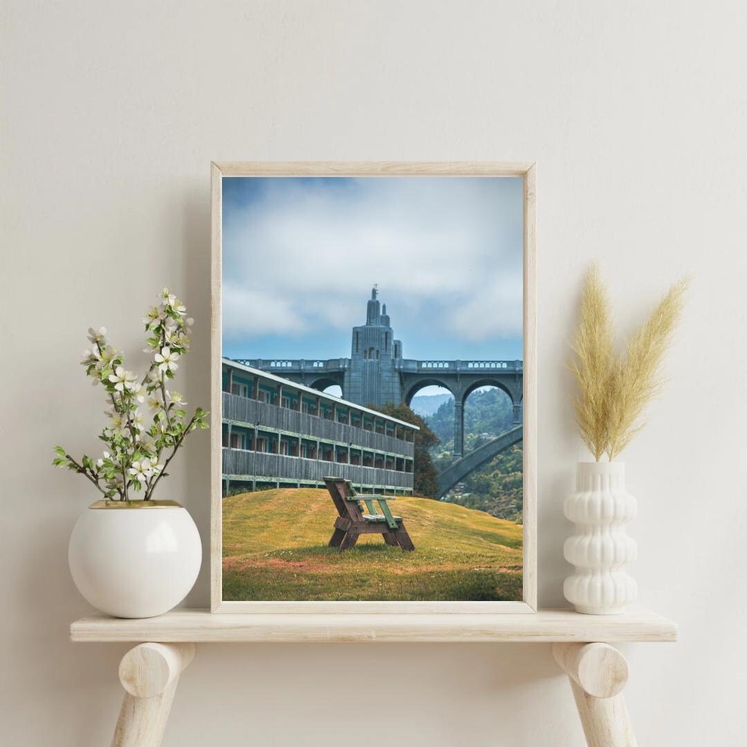 Oregon Coast Photography Print: Isaac Lee Patterson Bridge, Solitary ...