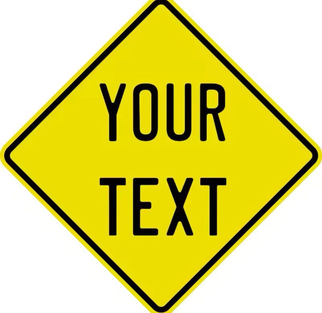 Caution Sign, Caution Road Signs, Metal Caution Sign, Custom Caution ...