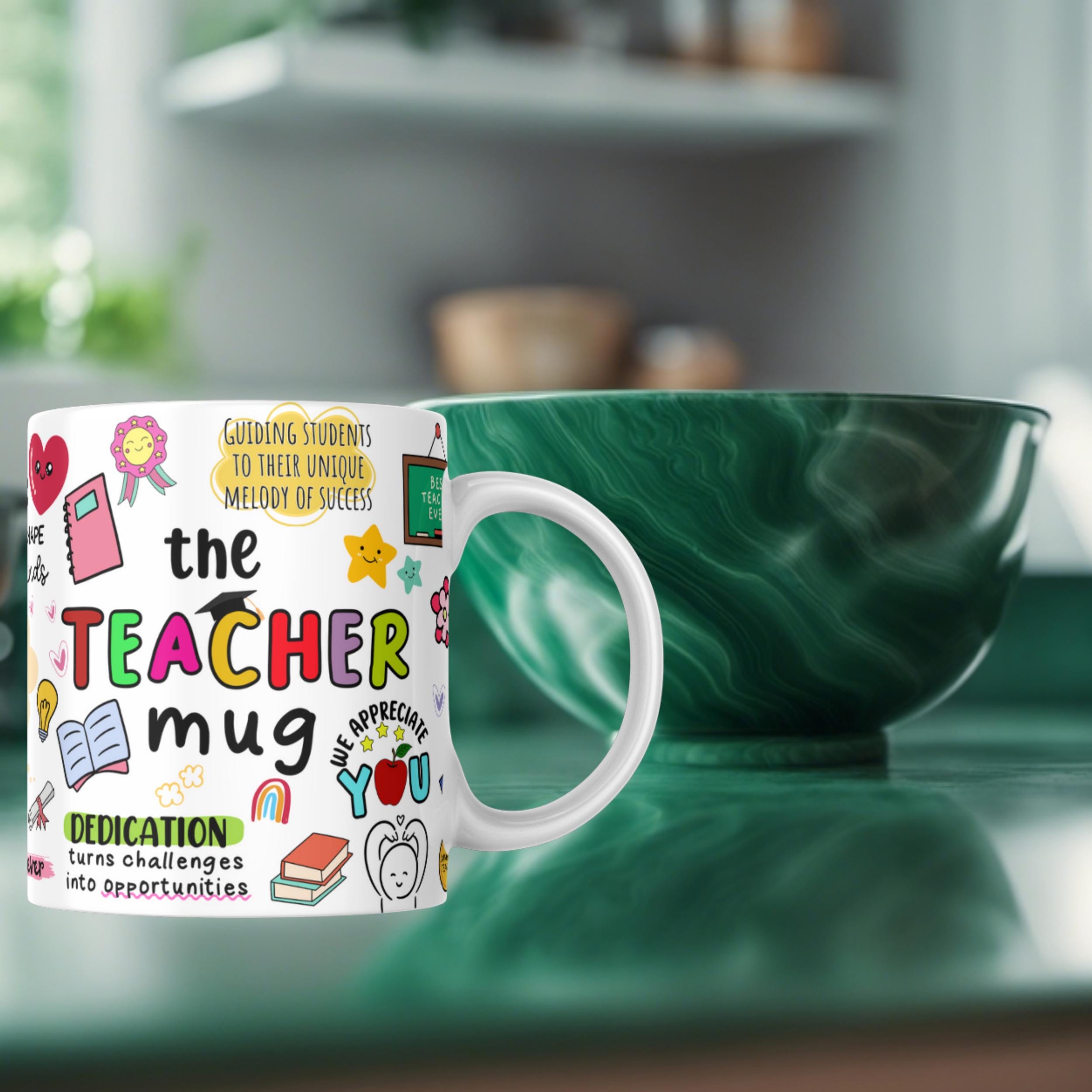 DIGITAL 11oz Teacher Mug Sublimation PNG, Digital Mug Design, Teacher ...