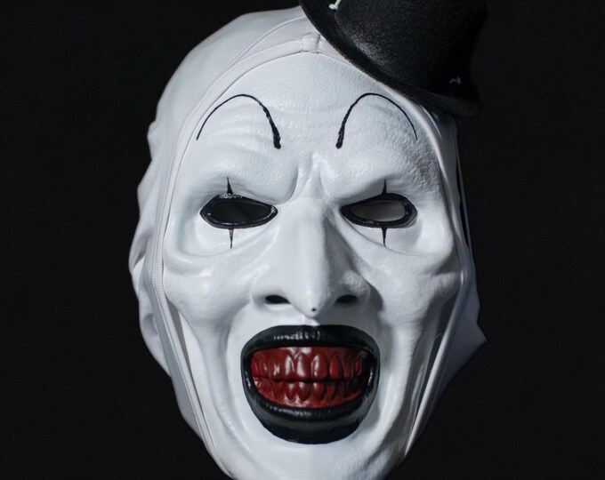 Jawless Stalker Clown Half Mask| Clown Mask, Half Mask, Scary Mask ...